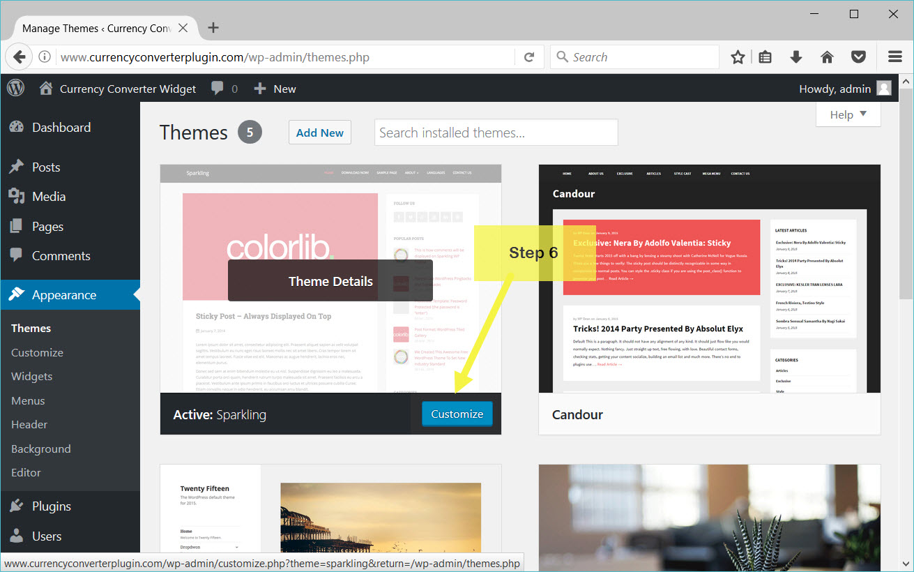 Currency Converter Widget